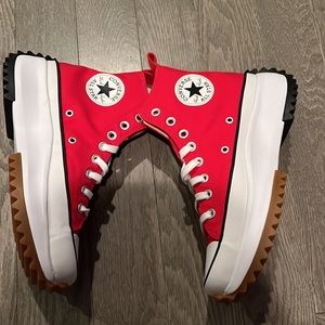 Converse | Shoes | Converse Run Star Hike Hi Womens Platform Red Color ...